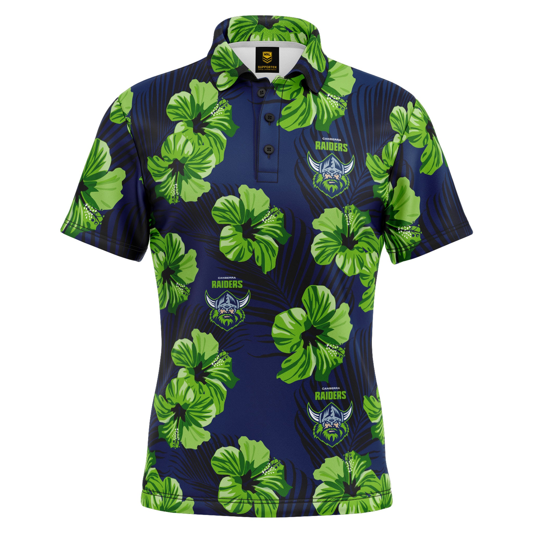NRL Raiders 'Aloha' Golf Polo – Ashtabula NZ