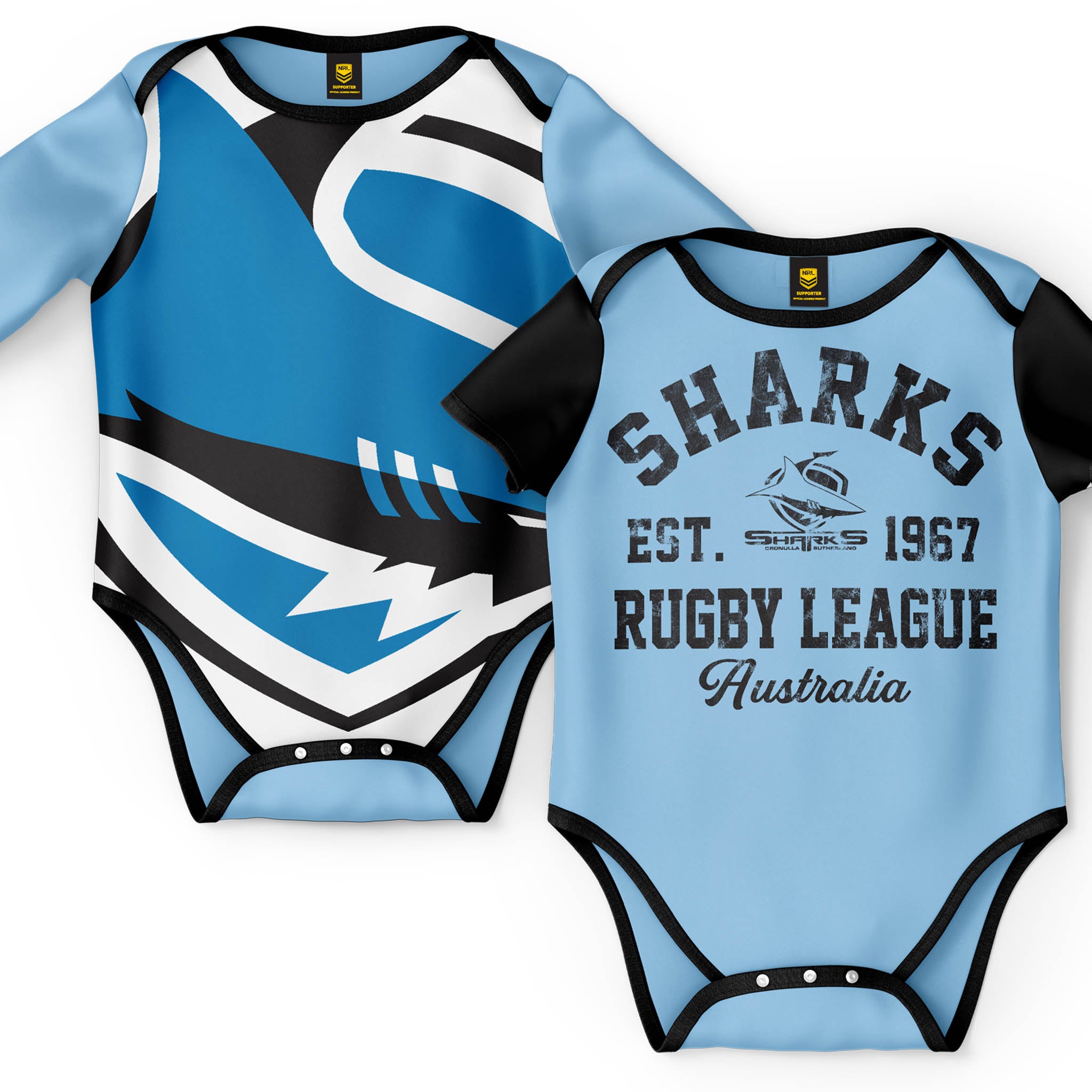 NRL Sharks Infant 2pc Gift Set – Ashtabula NZ