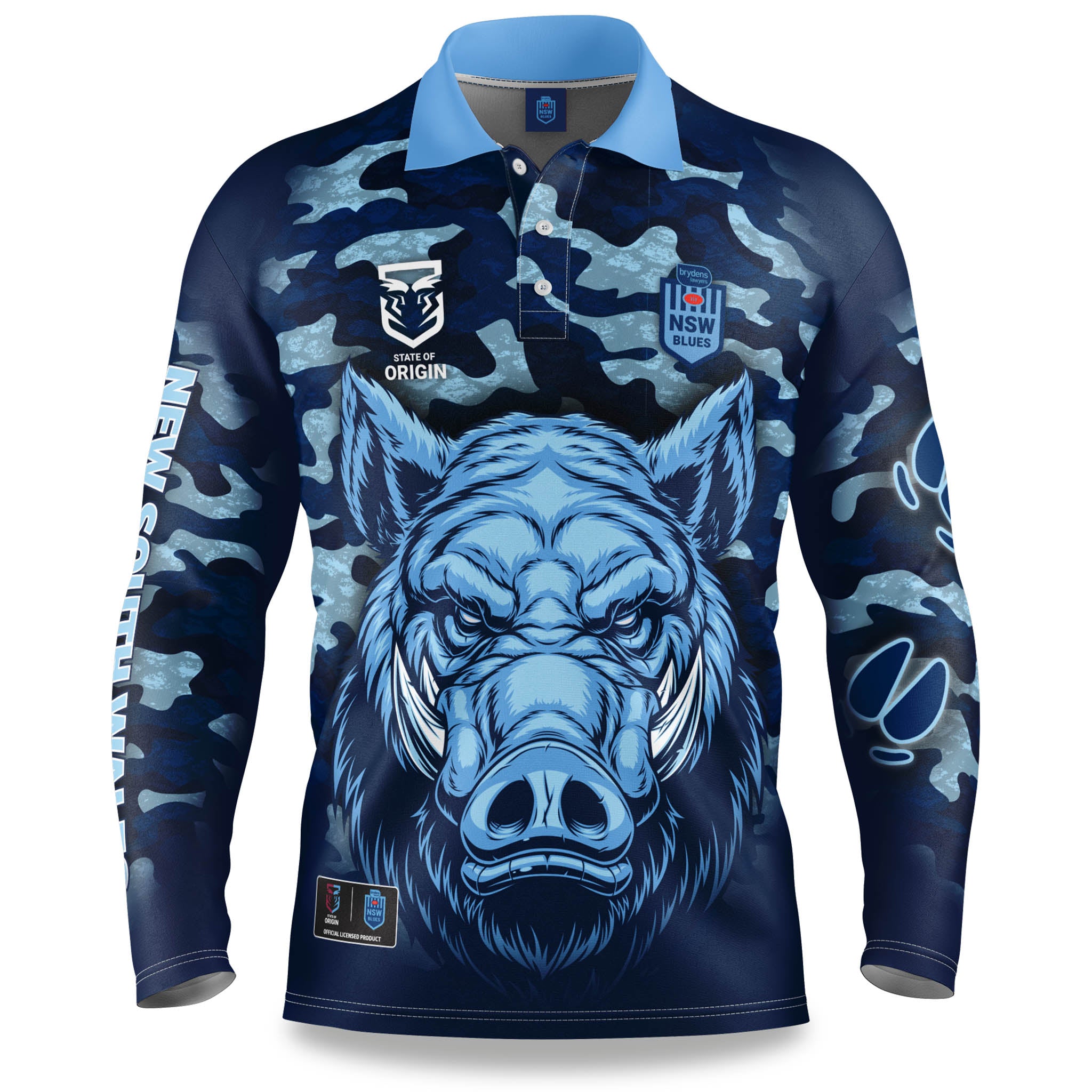NSW Blues "Razorback" Outback Shirts - Youth – Ashtabula NZ